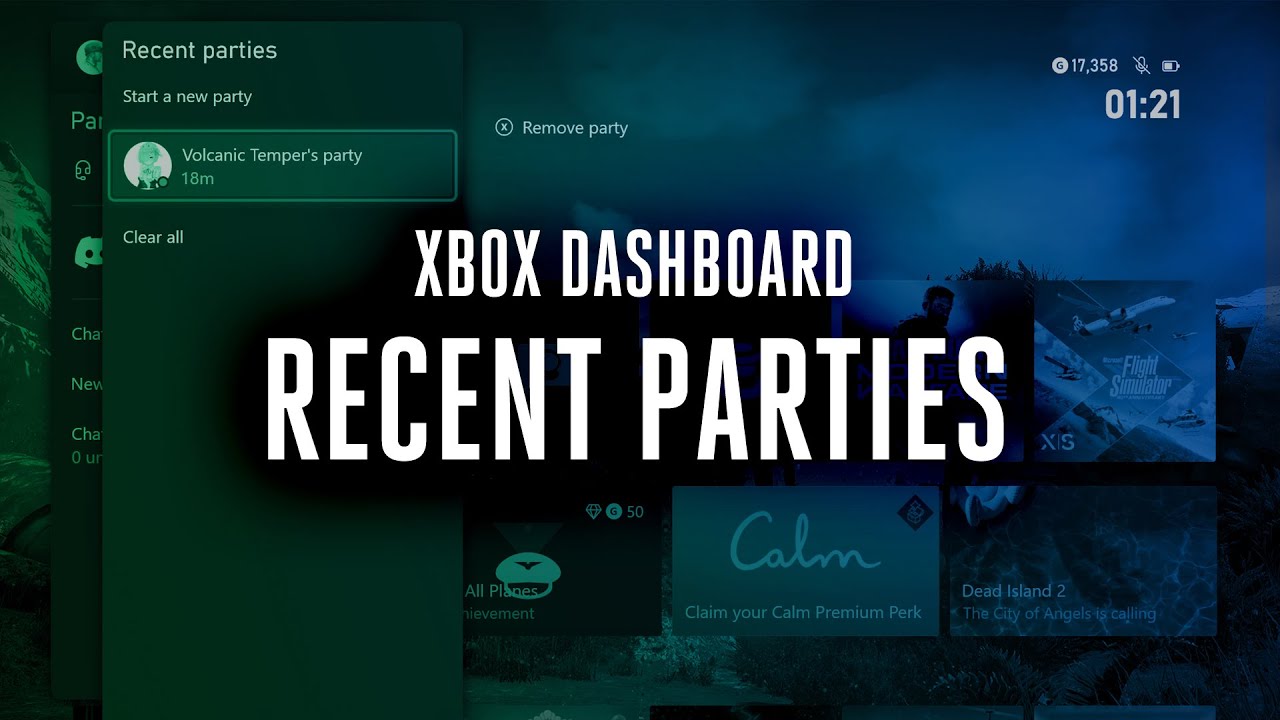 لنتعرف على ميزة Recent Parties التي حصلت عليها أجهزة Xbox بعد التحديث الأخير. | اكس بوكس العرب