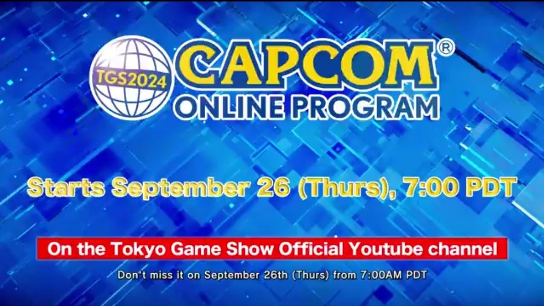 الاعلان رسمياً عن حدث Capcom TGS 2024 Online Program . | اكس بوكس العرب